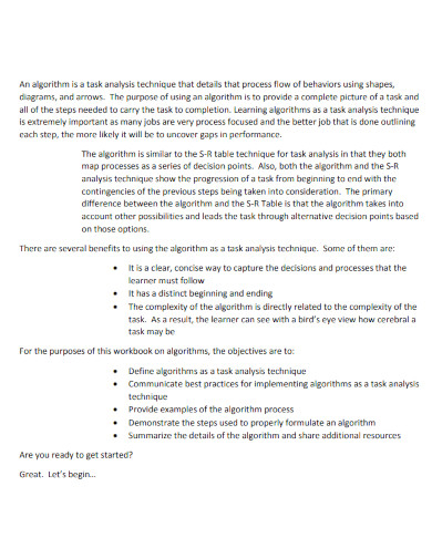 Algorithm - 100+ Examples, How to Utilize, PDF