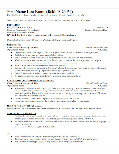 General Resume- Examples, PDF | Examples