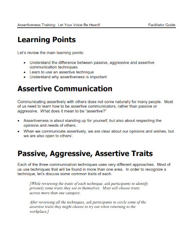 Assertive Communication 100 Examples How To Write Tips Download Pdf