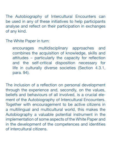 Autobiography - Examples, PDF | Examples