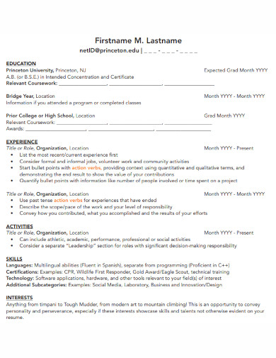 General Resume- Examples, PDF | Examples