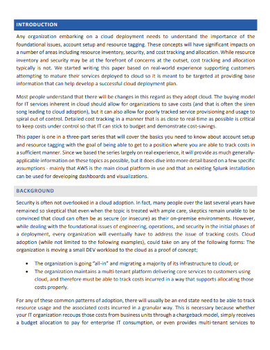 Solution Template - Examples, PDF | Examples