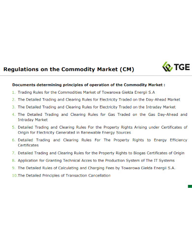 Commodity - Examples, PDF | Examples