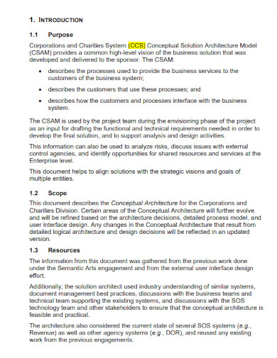 Solution Template - Examples, PDF | Examples