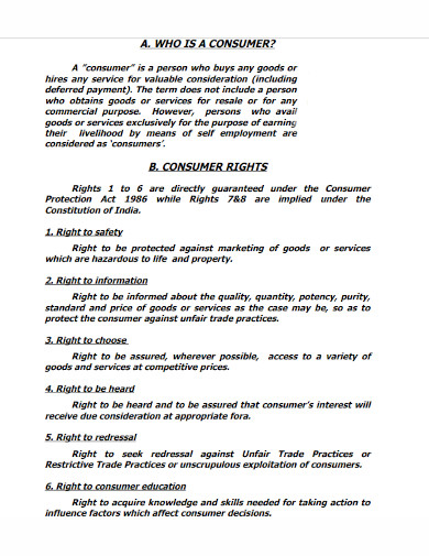 Consumers- Examples, PDF | Examples