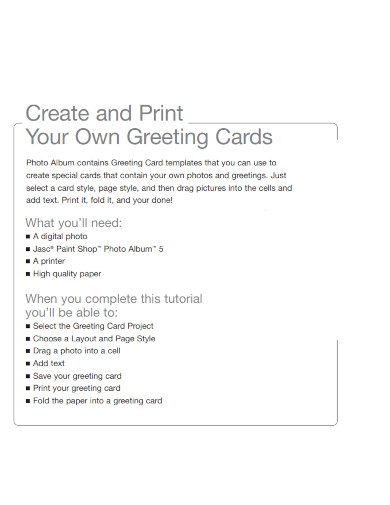 Greeting - Examples, PDF | Examples