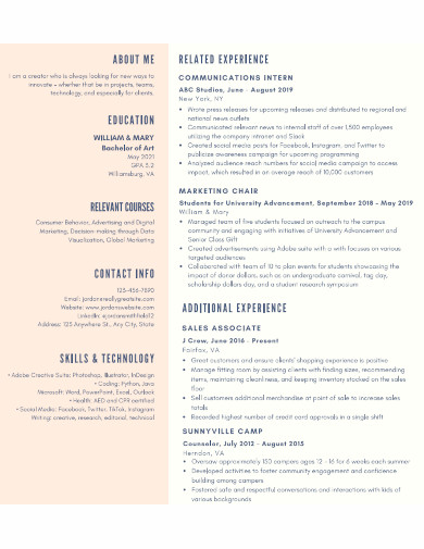 General Resume- Examples, PDF | Examples