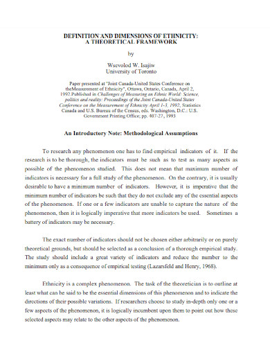 Ethnic Group - 17+ Examples, How To Identify, PDF