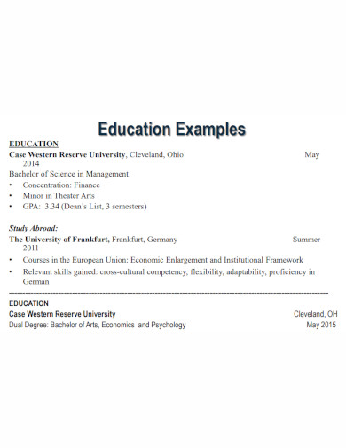 General Resume- Examples, PDF | Examples