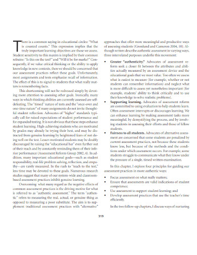 Authentic Assessment - Examples, PDF | Examples