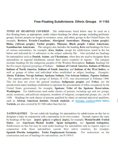 Ethnic Group - 17+ Examples, How To Identify, PDF