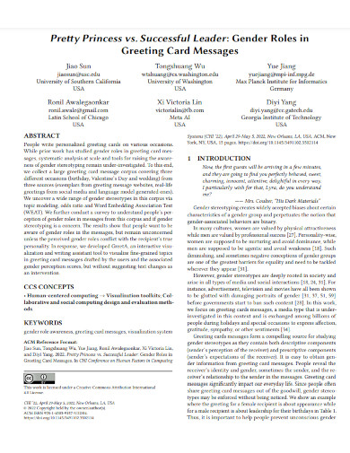 Greeting - Examples, PDF | Examples