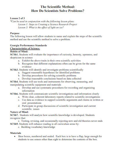 Scientific Method - Examples, PDF | Examples