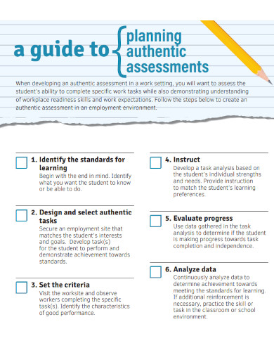 Authentic Assessment - Examples, PDF | Examples