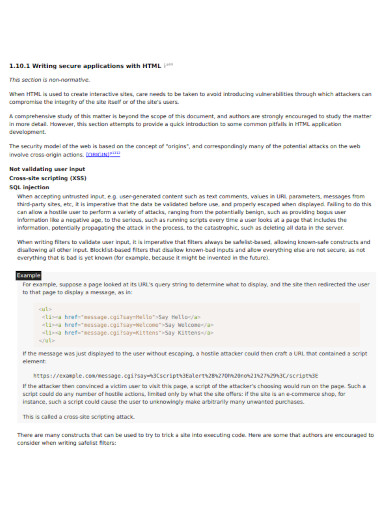 Html - 99+ Examples, Format, How To Build, Pdf