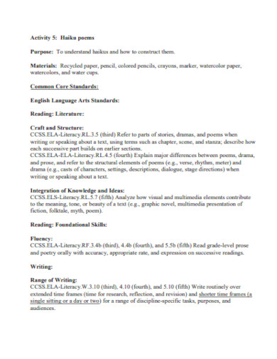 Haiku Poem - Examples, PDF | Examples