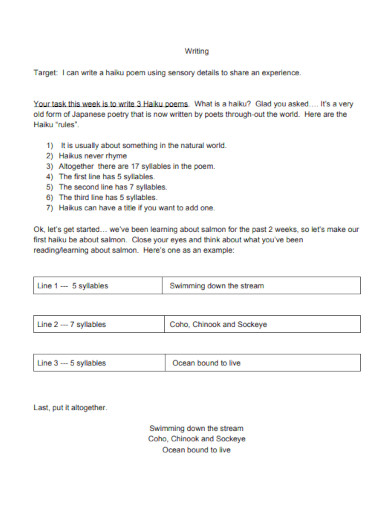 Haiku Poem - Examples, PDF | Examples