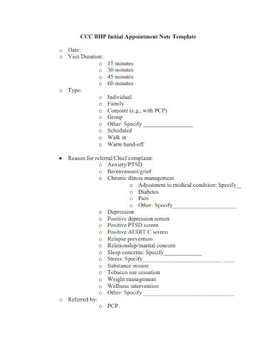 Chief Complaint - Examples, PDF | Examples