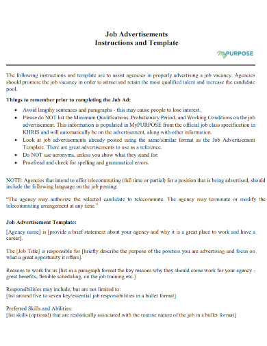 Advertisement - Examples, PDF | Examples