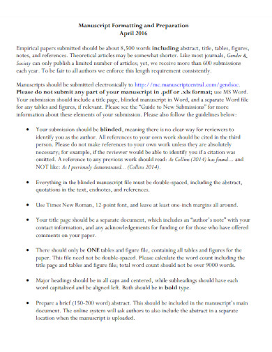 Manuscript - Examples, Pdf | Examples