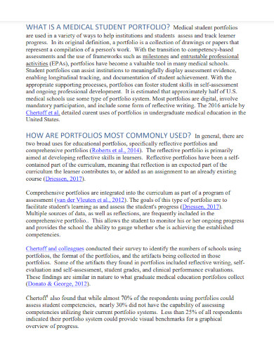 23+ Student Portfolio Examples - PDF | Examples