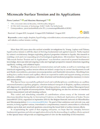 Surface Tension - Examples, PDF