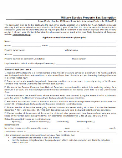 Tax Exemption - Examples, PDF | Examples