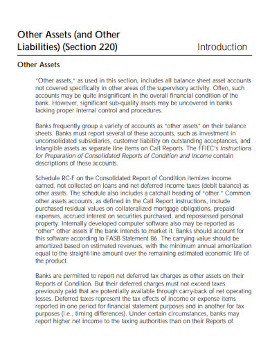 Assets - 48+ Examples, Difference between Assets & Liabilities