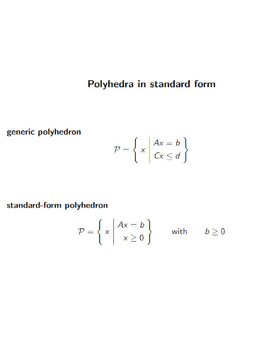 Standard Form - Examples, PDF | Examples