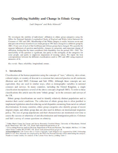 Ethnic Group - 17+ Examples, How To Identify, PDF