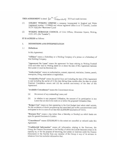 Revolving Credit - Examples, PDF | Examples