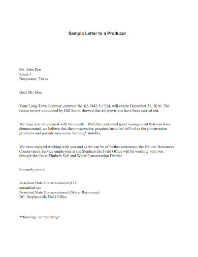 Producer - Examples, PDF | Examples