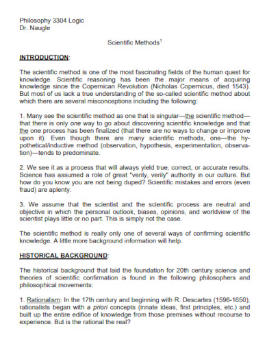 Scientific Method - Examples, PDF | Examples