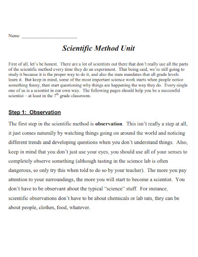 Scientific Method - Examples, PDF | Examples