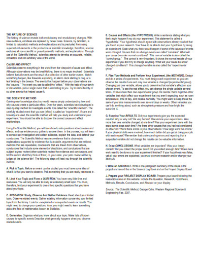 Scientific Method - Examples, PDF | Examples