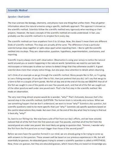 Scientific Method - Examples, PDF | Examples