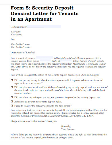 Demand Letter - Examples, PDF | Examples