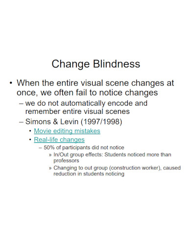 Selective Attention - Examples, PDF | Examples