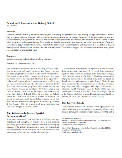 Selective Attention - Examples, PDF | Examples