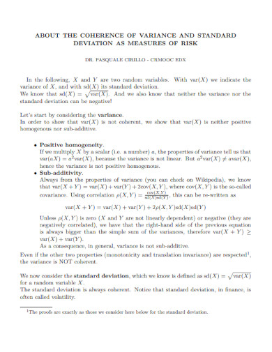 Standard Deviation - 99+ Examples, Format, How to Find, PDF