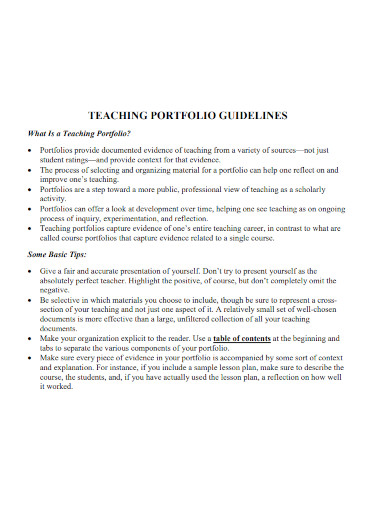 23+ Student Portfolio Examples - PDF | Examples