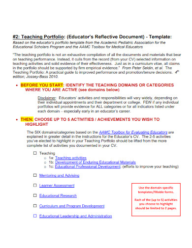 23+ Student Portfolio Examples - PDF | Examples