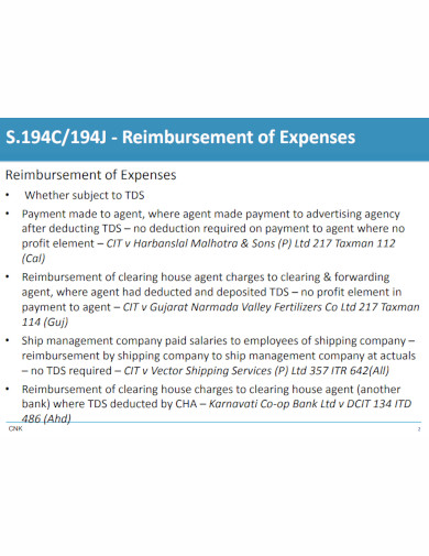 Tax Deduction - Examples, PDF | Examples
