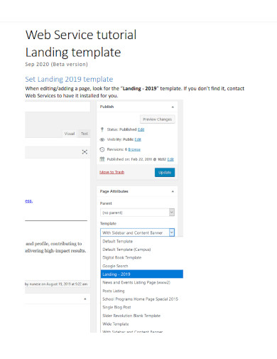 Landing Page - Examples, PDF | Examples