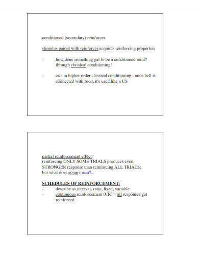 Classical Conditioning - Examples, PDF | Examples