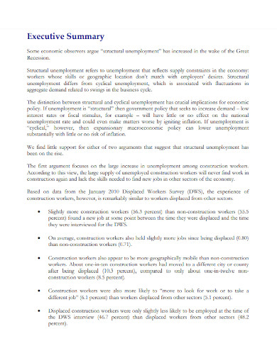 Structural Unemployment - Examples, PDF | Examples