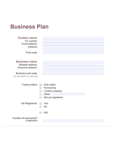 Business Planning - Examples, PDF | Examples