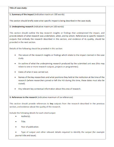 Case Study - Examples, PDF | Examples