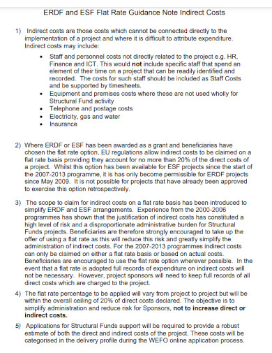 Indirect Cost - Examples, PDF | Examples