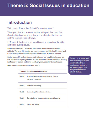 Social Issues - Examples, PDF | Examples